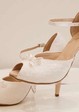 Brautschuhe, bequeme Hochzeitsschuhe flach, hoch oder niedrig